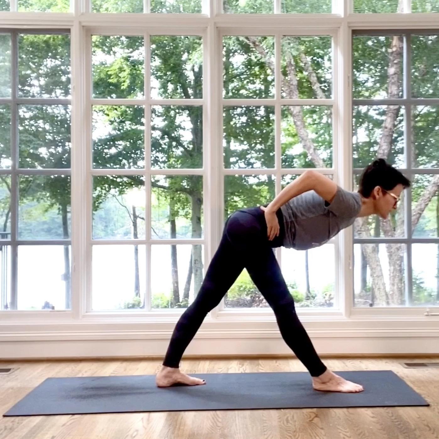 Pose of the Week: Revolved Triangle - Garner Pelvic Health