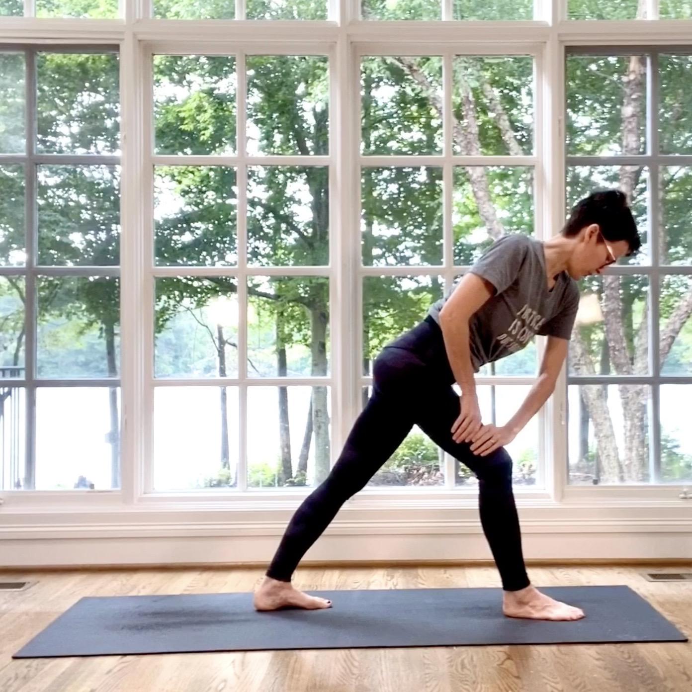 Pose of the Week: Revolved Triangle - Garner Pelvic Health
